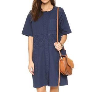 Current/Elliott | Dresses | Nwt Current Elliot The Ama Tie Eyelet Dress ...